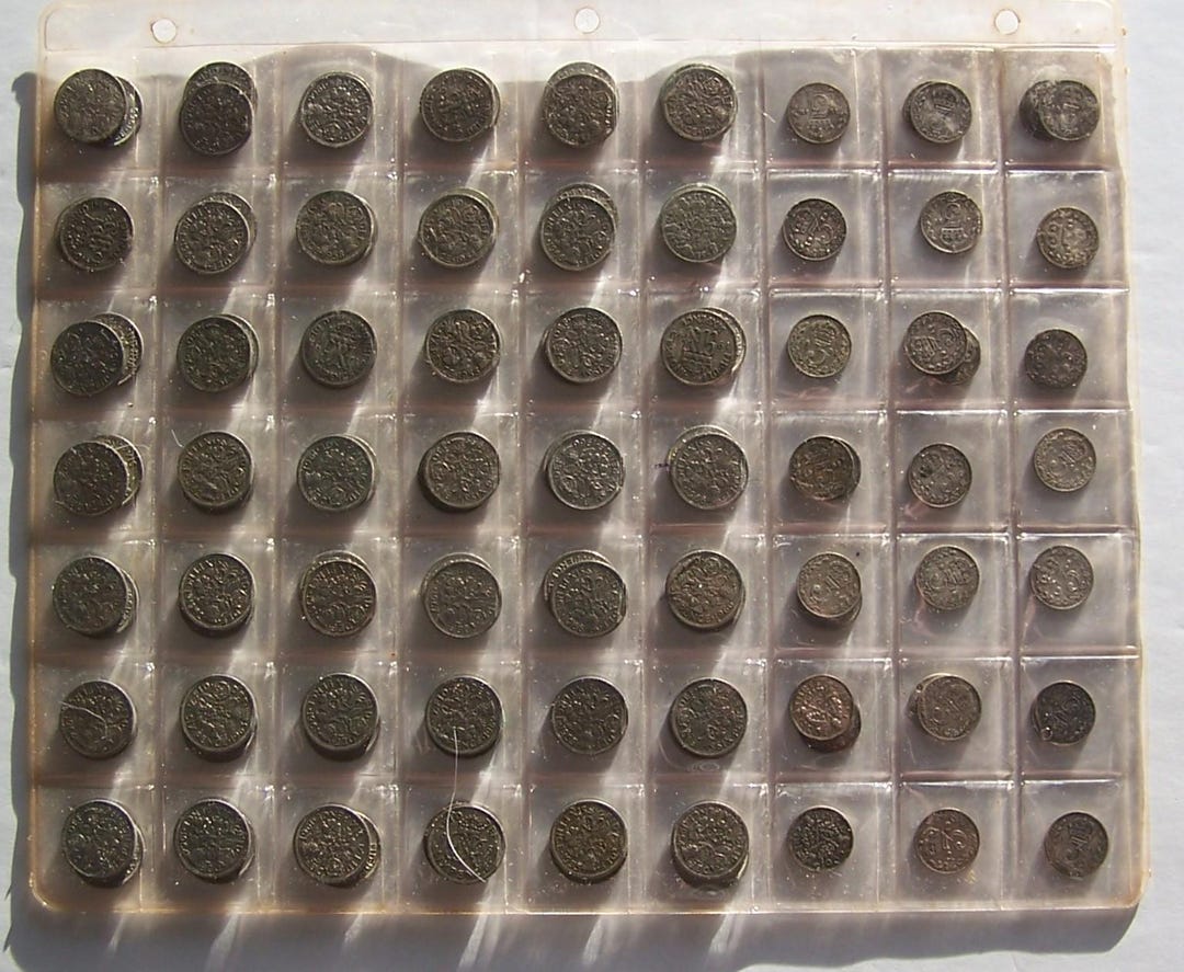 Coins, United Kingdom, Bundle, Sixpences, Silver Threepenny Bits, Pre ...