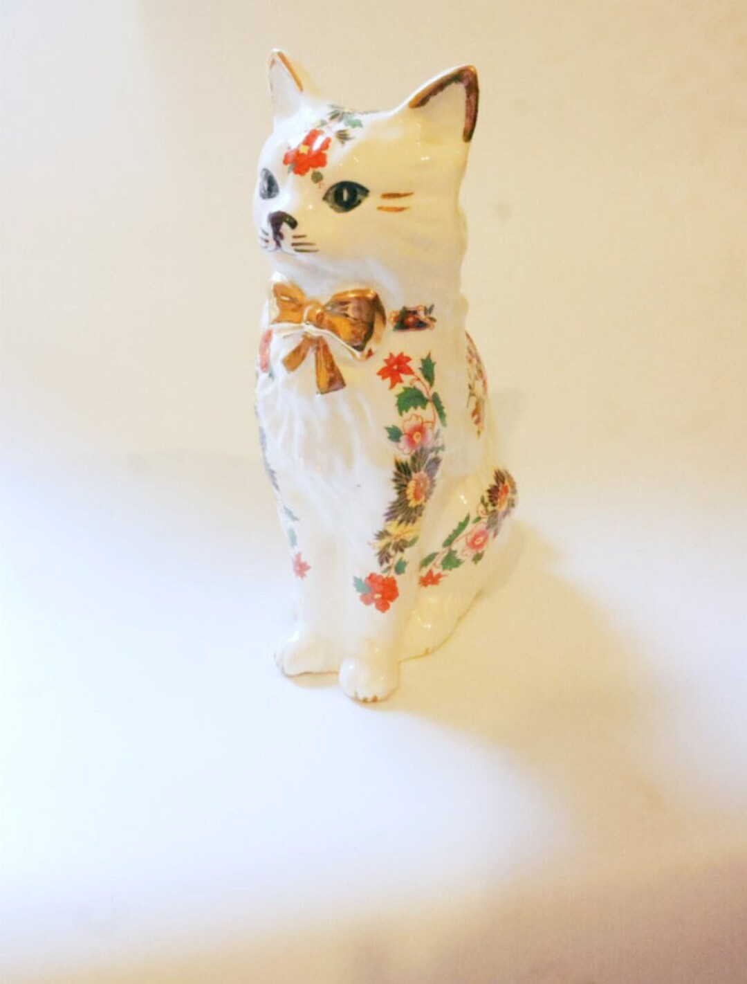 Vintage English Staffordshire Cat Trio of Mantle Cat China - Etsy