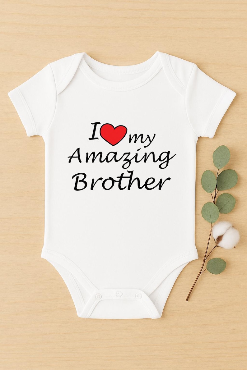 Body de bebé "Amo a mi hermano increíble" – Regalo para hermanos - Etsy ...