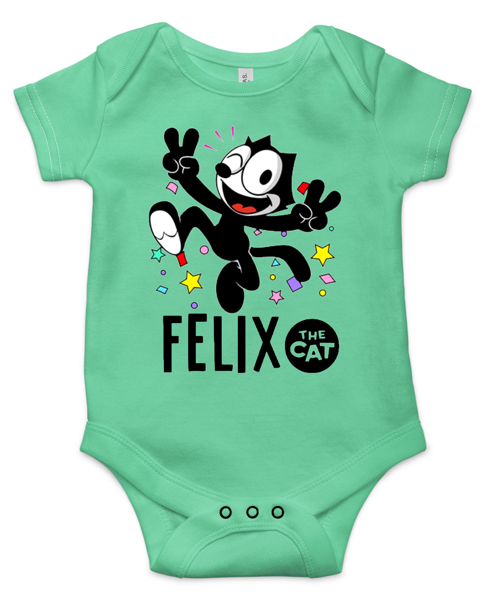 Felix the Cat Cute Onesie Funny Baby Apparel Infant Bodysuit Newborn ...