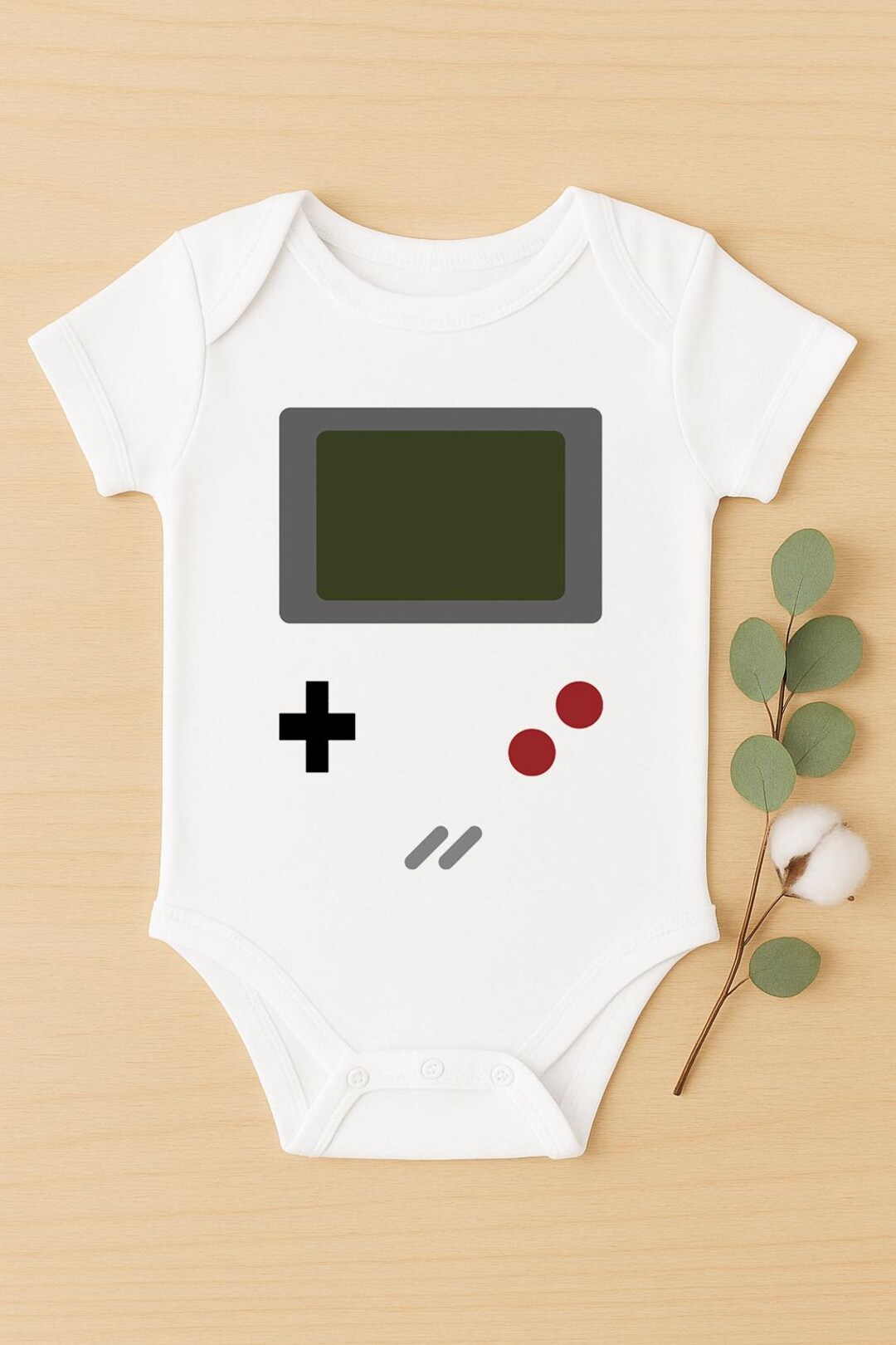 Retro Game Boy Baby Onesie: Vintage Nintendo-inspired Gamer Bodysuit ...