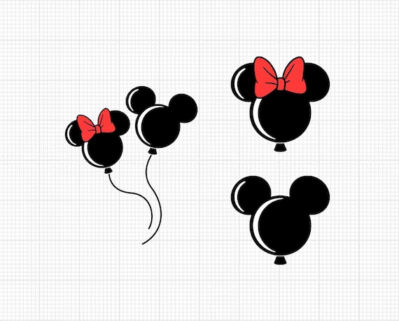 Mickey Balloon Outline