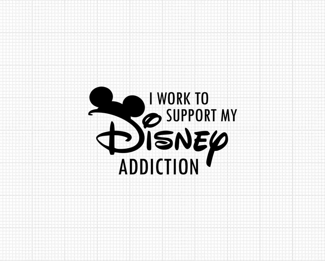 Mickey Mouse, Ears, Addiction, Vacation, Trip, Svg and Png Formats, Cut ...