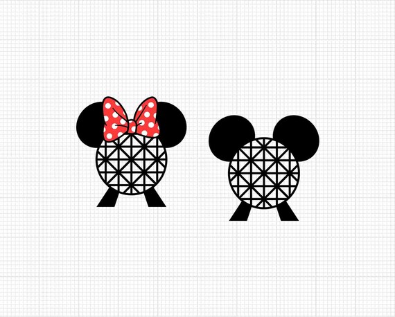 Disney Epcot Silhouette Spaceship Earth Svg, Epcot Ball Svg, Spaceship