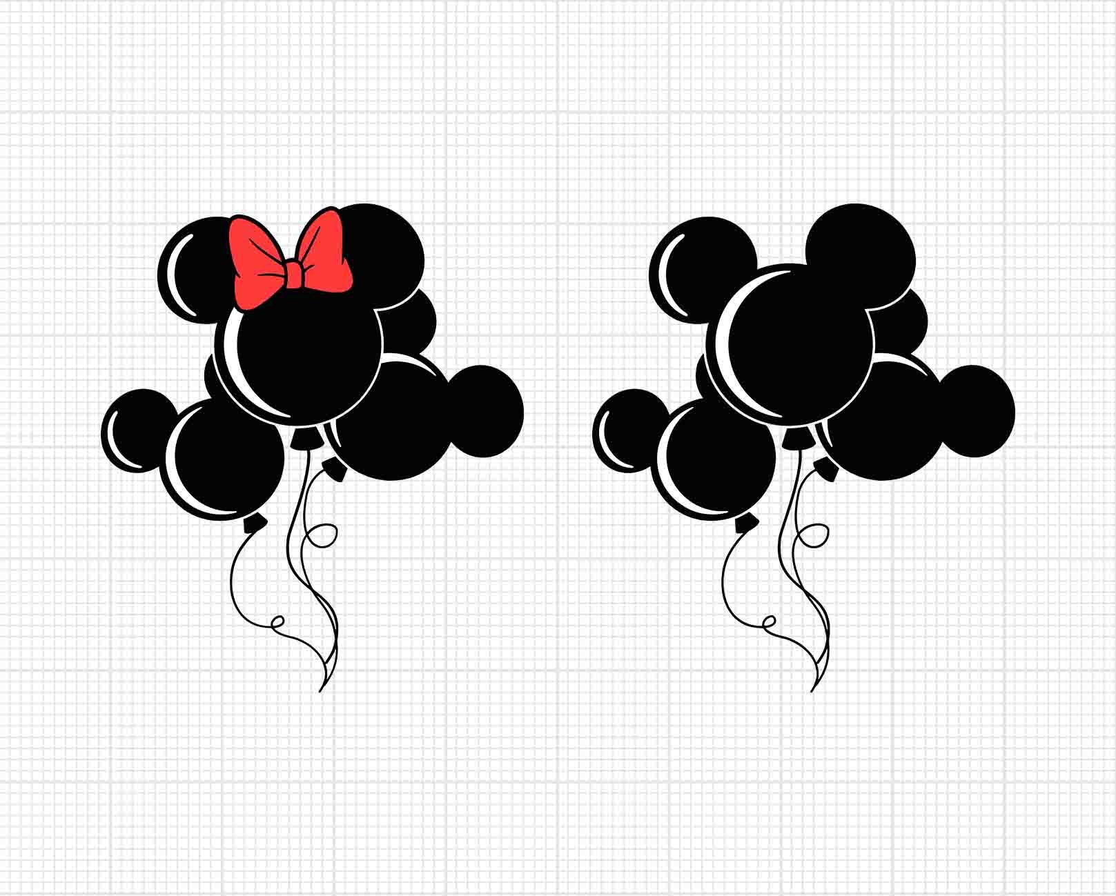 Mickey Balloon Outline