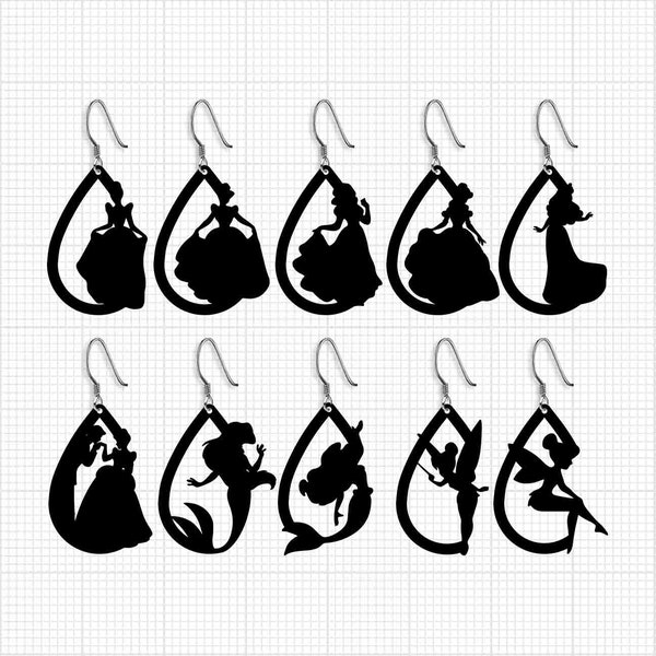 Princess Earrings - Etsy