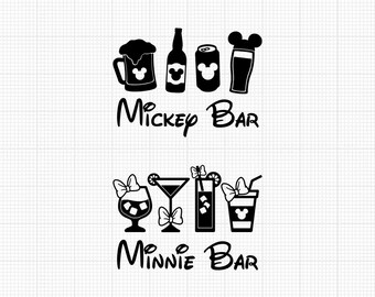 Mickey Bar Svg Png - Etsy