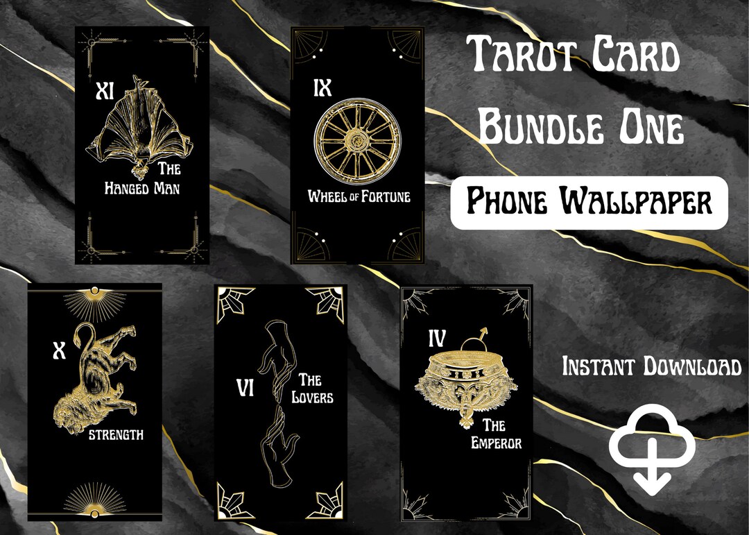 Tarot Card Bundle 1 Cellphone Wallpaper - Etsy