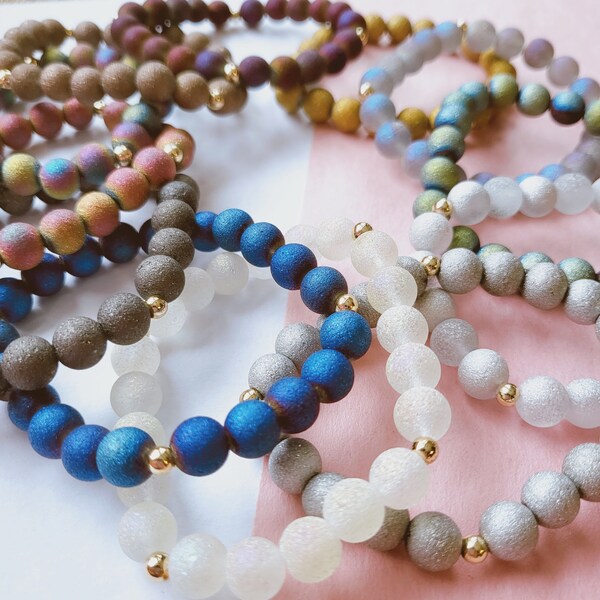 Druzy Bracelet - Etsy