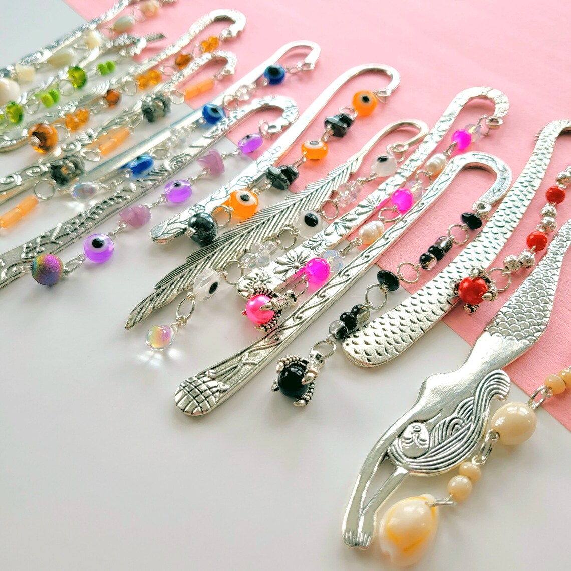 Beaded Bookmark Booklover Gift Shepherd Hook Bookmark - Etsy
