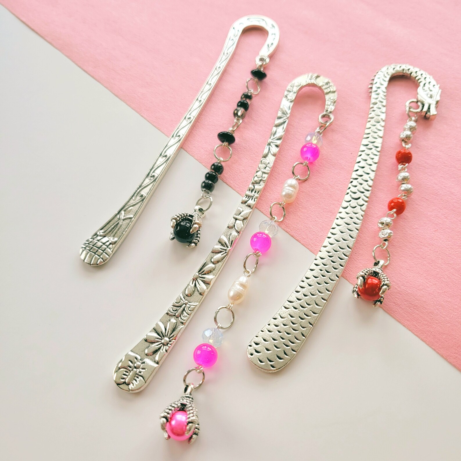 Beaded Bookmark Booklover Gift Shepherd Hook Bookmark - Etsy