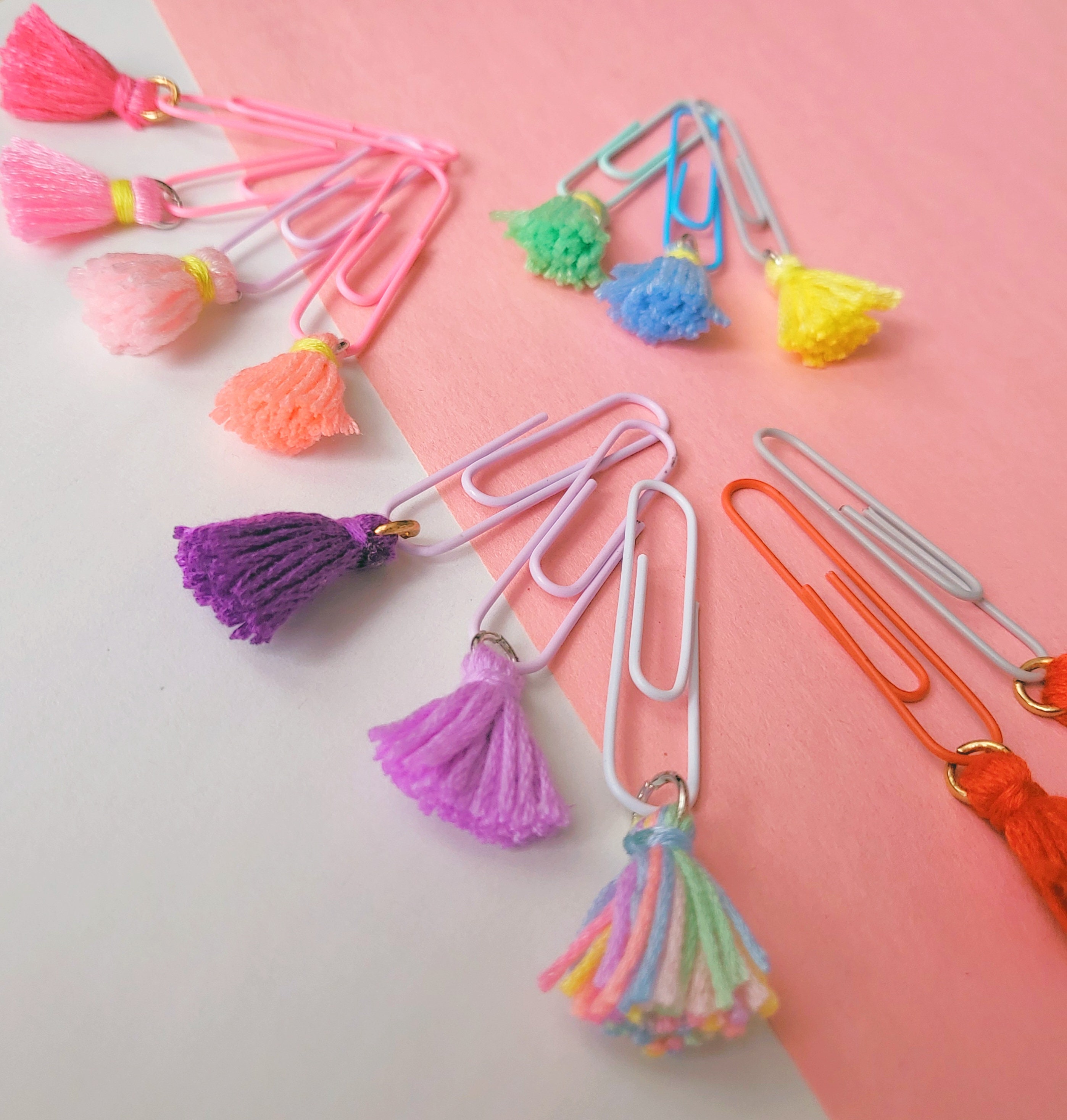 Tassel Paper Clip Charm or Accessory for Journaling, Planner ...