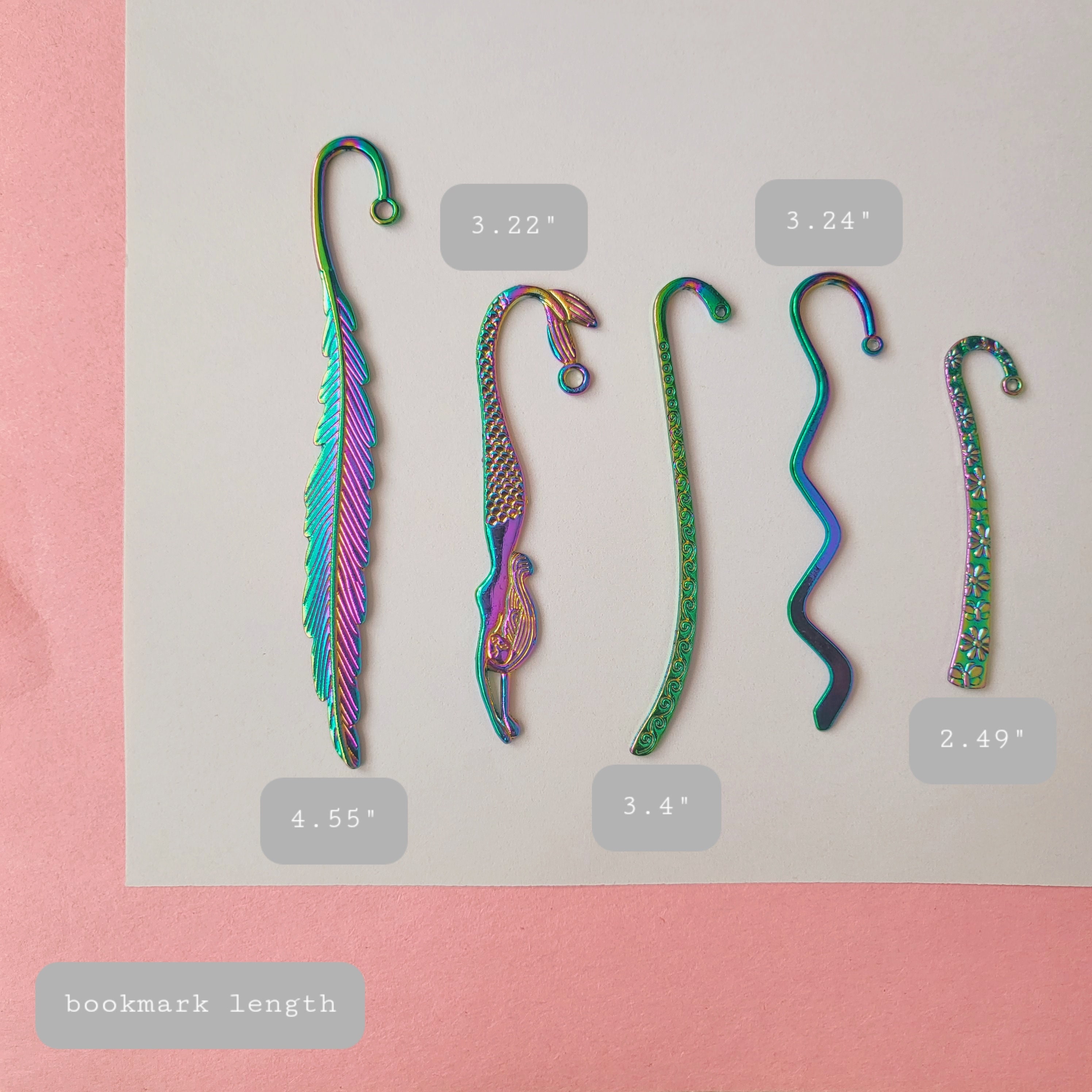 Beaded Bookmark Booklover Gift Shepherd Hook Bookmark Metal Bookmark ...