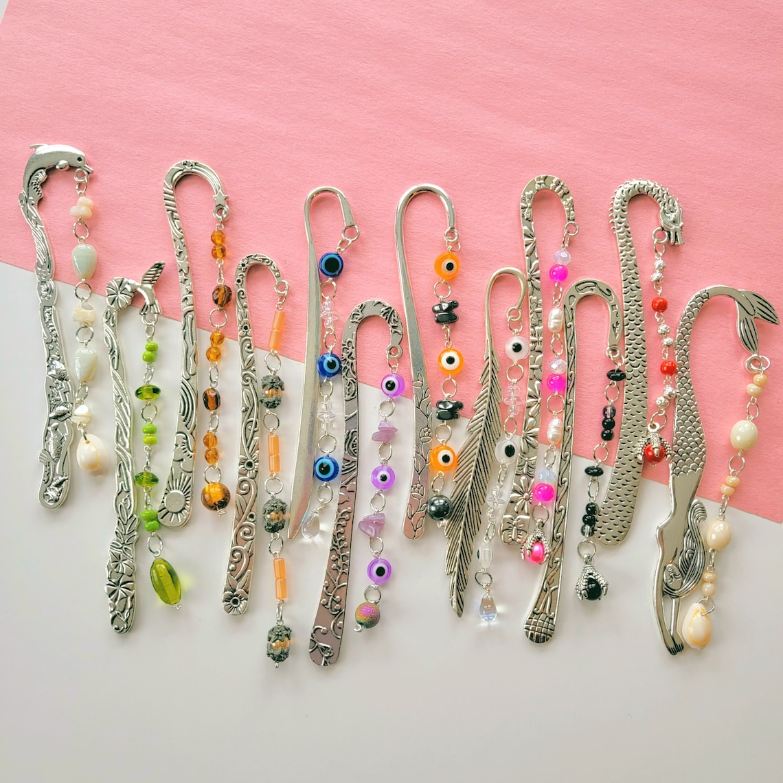 Beaded Bookmark Booklover Gift Shepherd Hook Bookmark - Etsy