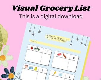 Visual Grocery List - Etsy