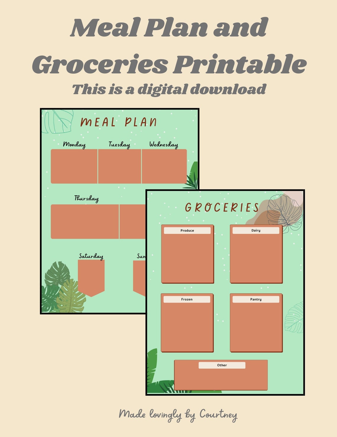 Meal Plan And Grocery List Etsy meal-plan-and-grocery-list-etsy