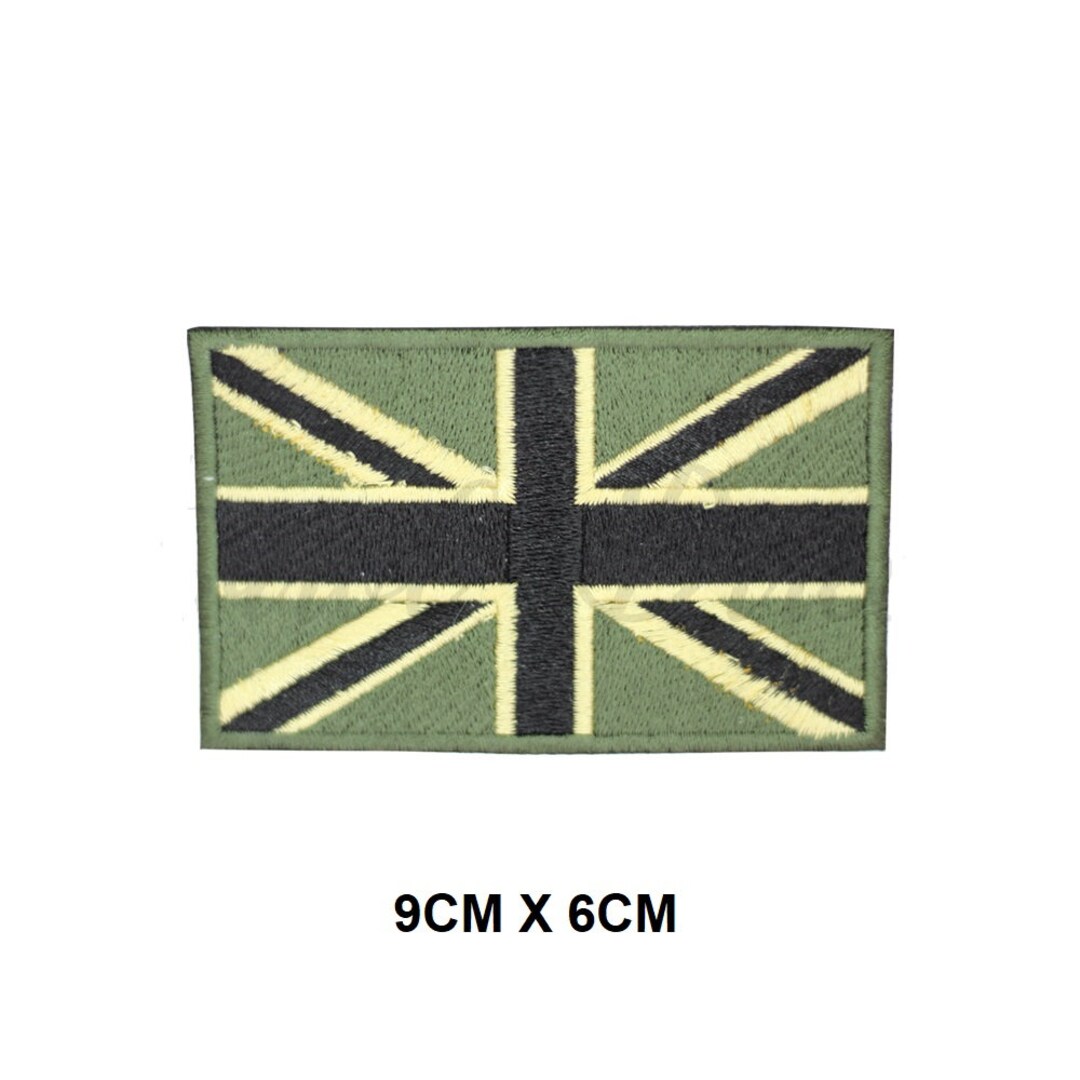 UK Army Flag Patch Iron on Sew on Embroidered Patch Badge Applique for ...