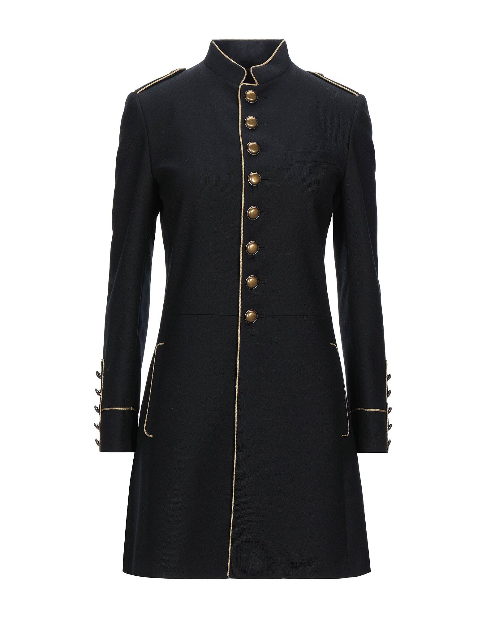 Military Style Coat Womens, Women's Military Coat in Black, Military ...