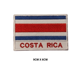 Costa Rica Flag Patch - Etsy