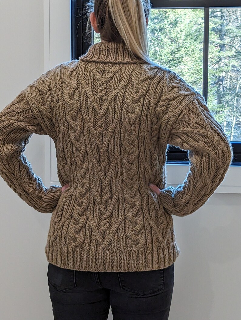 Woman's Wool Sweater Beige M - Etsy