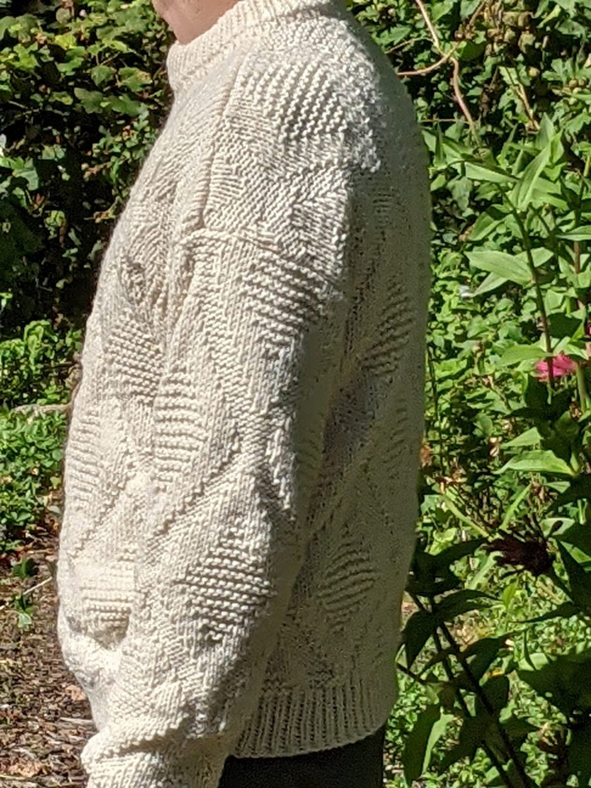 Men's Handknit Wool-mix Sweater - Etsy