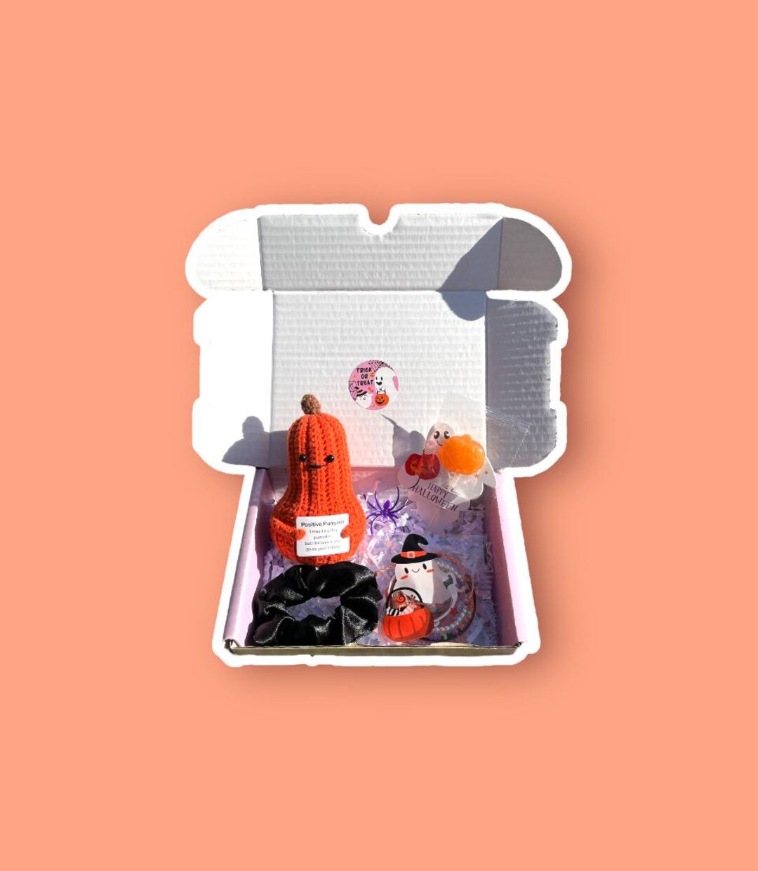 Positive Pumpkin Halloween Box - Etsy