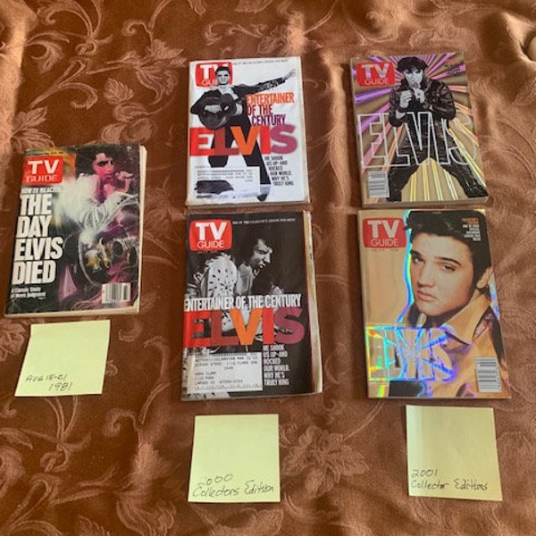 Elvis Tv Guide - Etsy