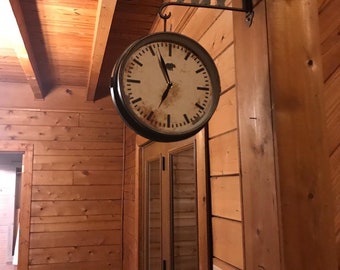 Rustic Cabin Wall Clock - Etsy