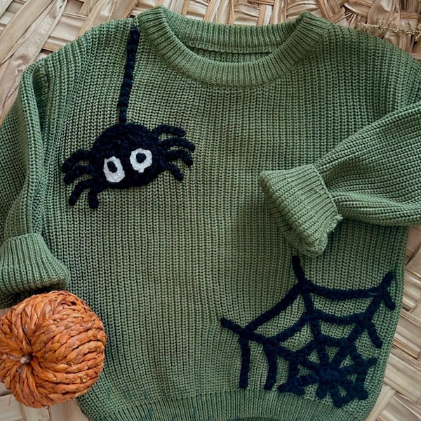 Spider Web Sweater - Etsy