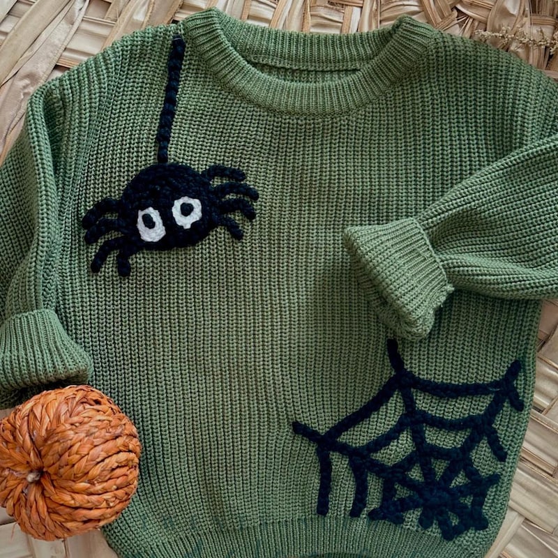 Spider Web Sweater - Etsy