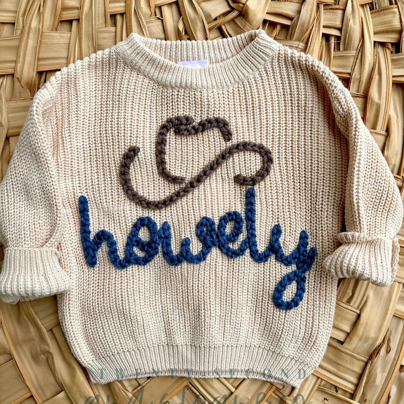 Baby Girl Howdy Sweater - Etsy