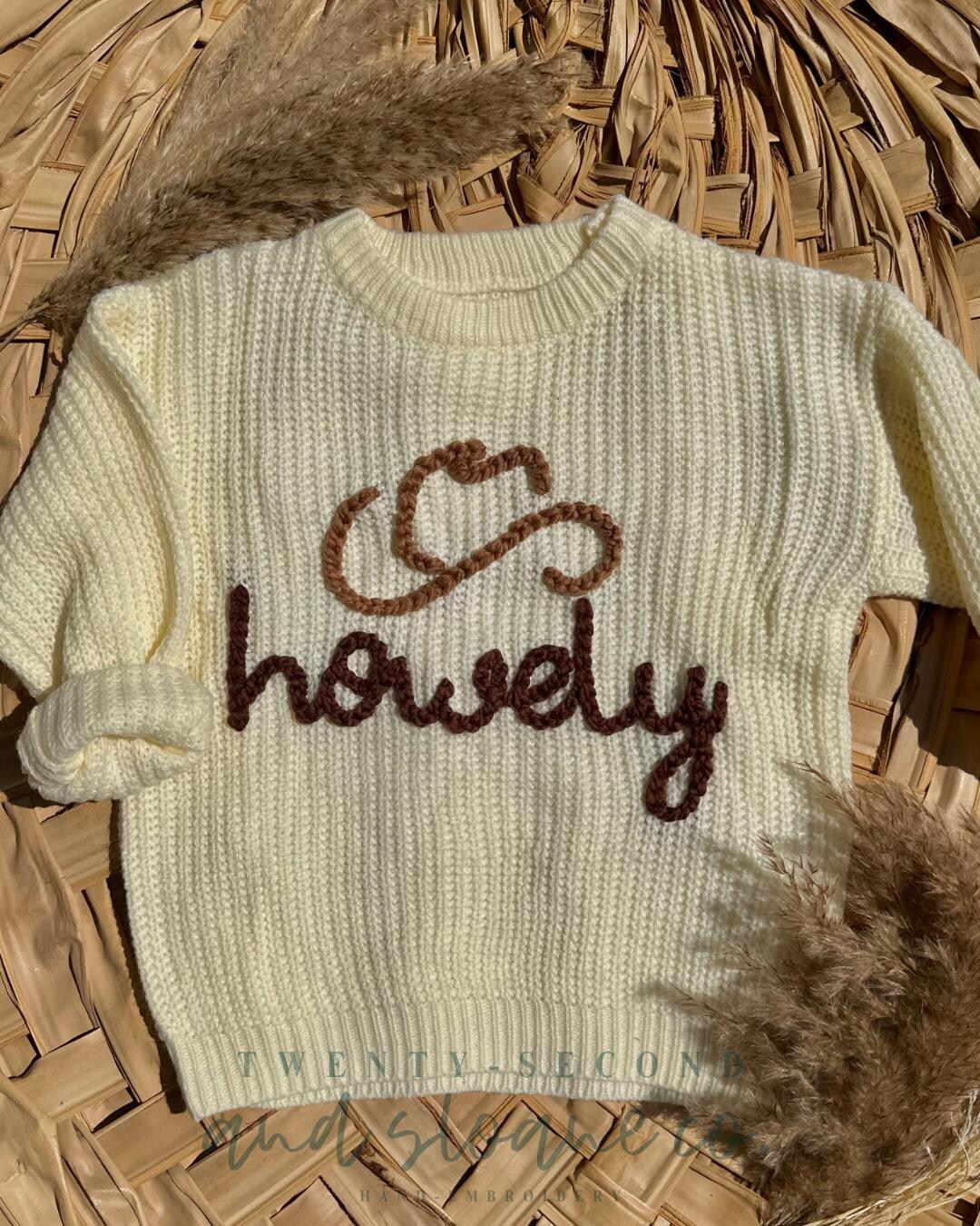 Toddler Sweater Country Cowboy Sweater Howdy Cowboy Sweater Romper ...
