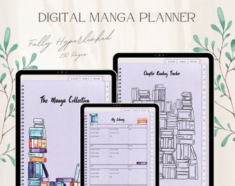 Manga Reading Planner - Etsy