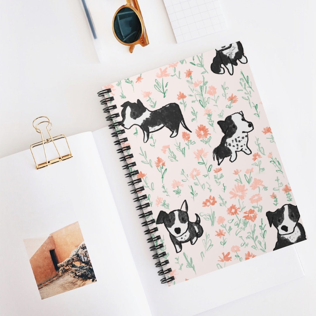 Flower Puppy Notebook - Etsy