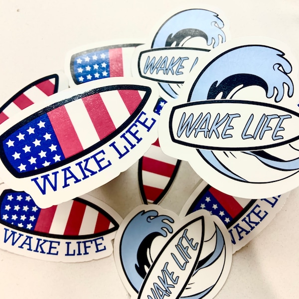 Wakeboard Stickers - Etsy
