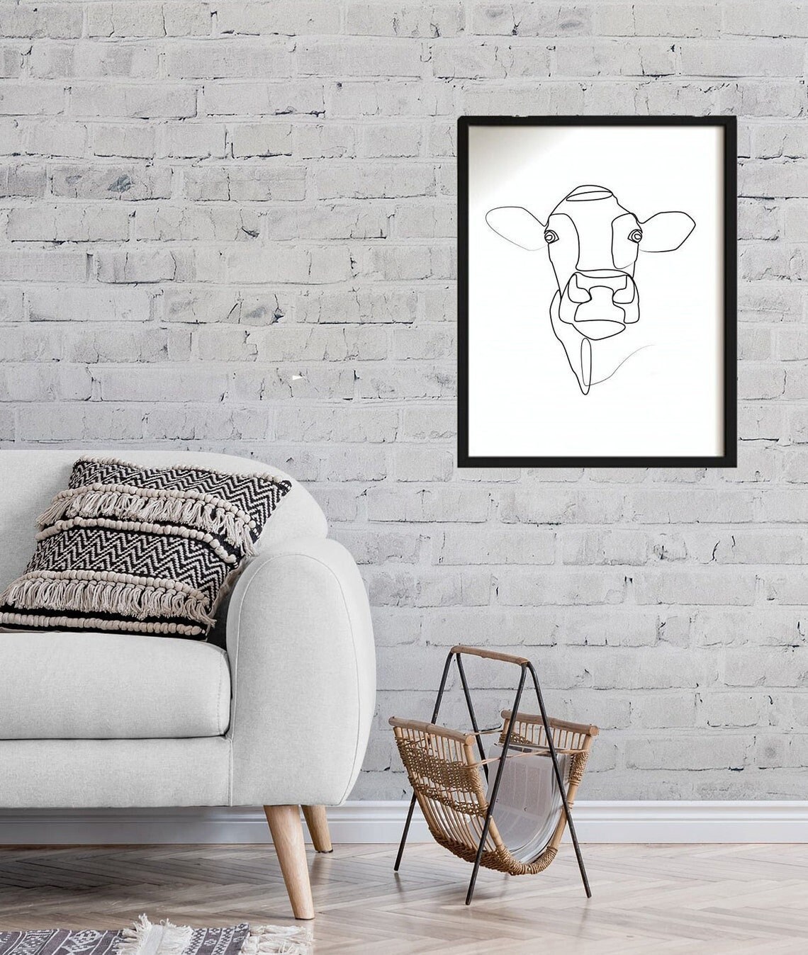 Printable Line Art Holstein Cow Digital Download - Etsy