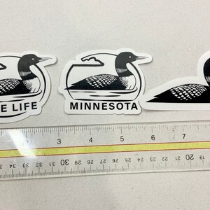 Loon Vinyl Stickers, Lake Life and Minnesota Theme - Etsy