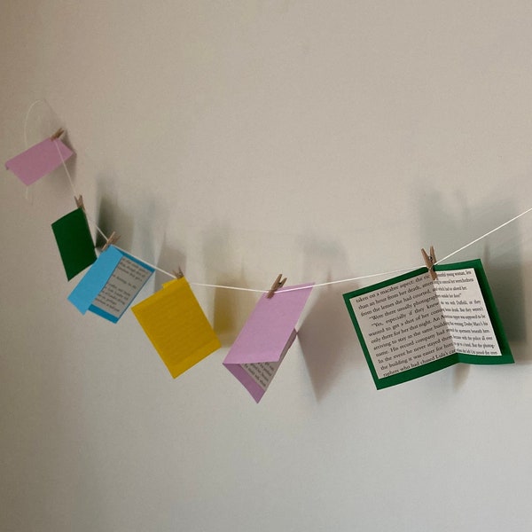 Book Garland - Etsy