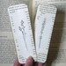 Snowflake Double Sided Seasonal Bookmark - Etsy