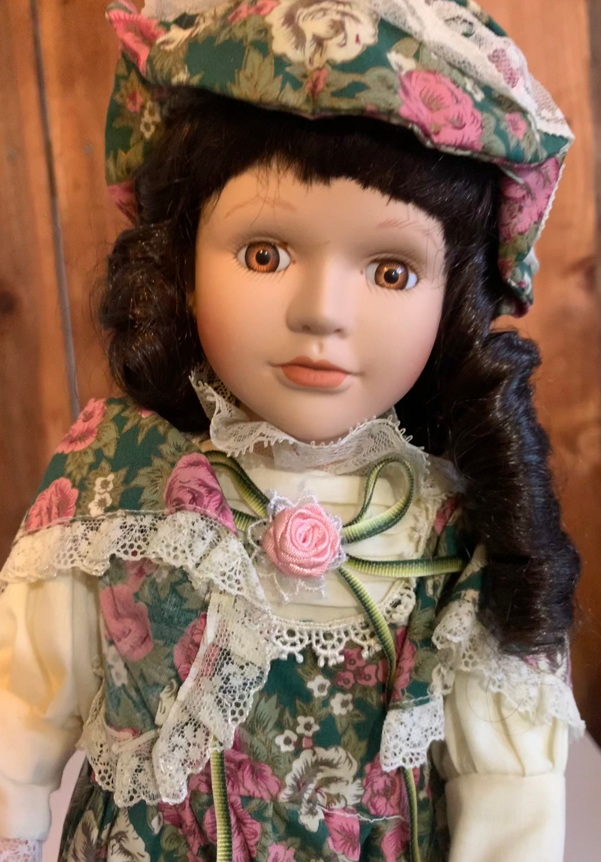 Vintage Porcelain Doll - Etsy