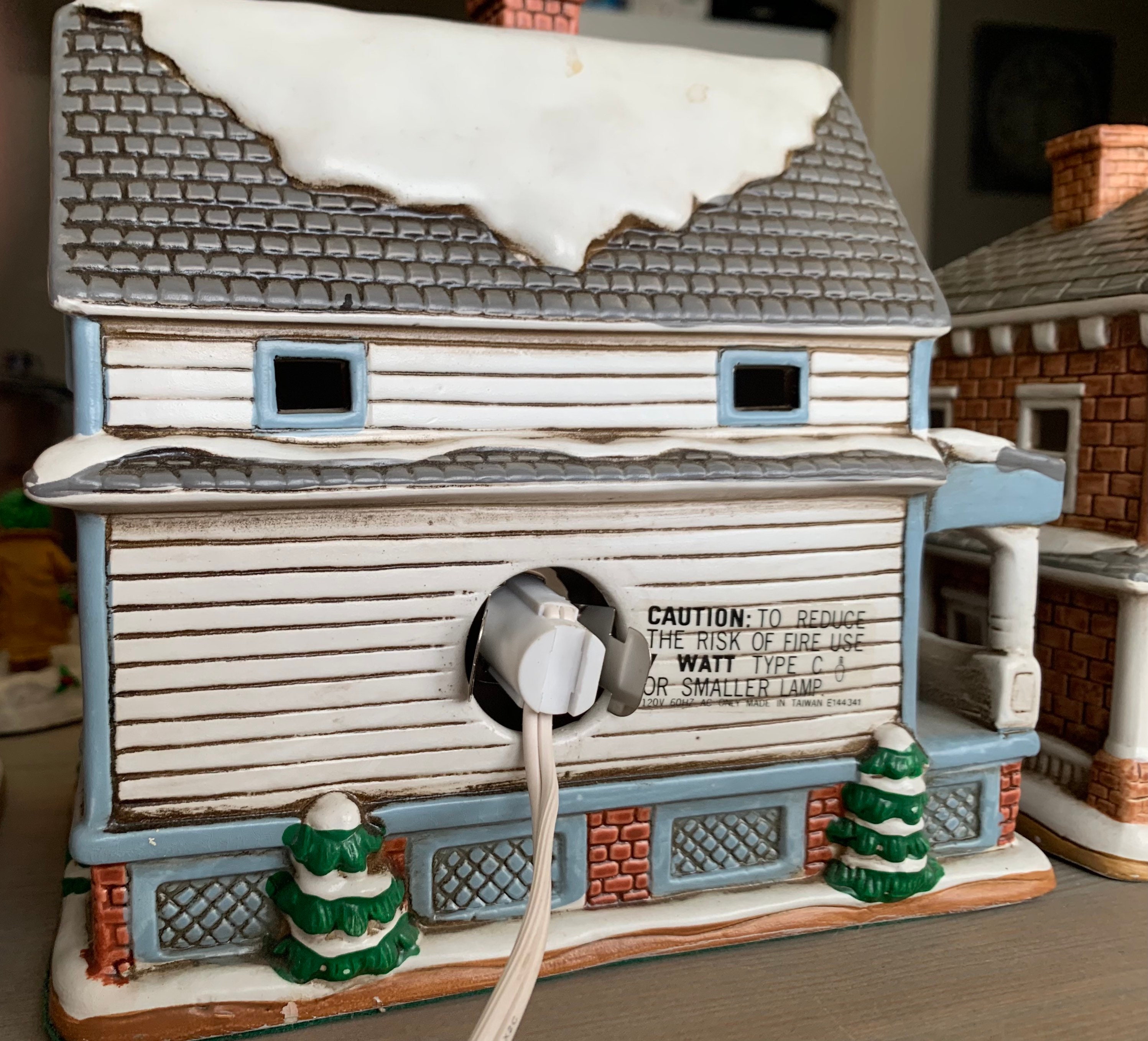 Lefton Lakehurst Blue House - Etsy