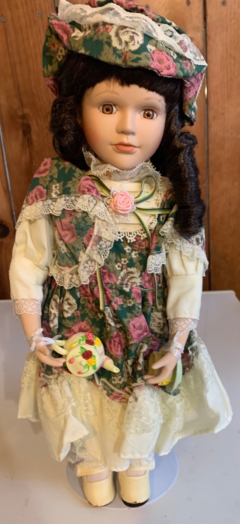 Vintage Porcelain Doll - Etsy