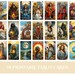 Printable TAROT Cards Digital 78 Card Tarot Deck -tarot Size - Beginner ...