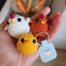 Chicken and Chick Keychain - Etsy UK