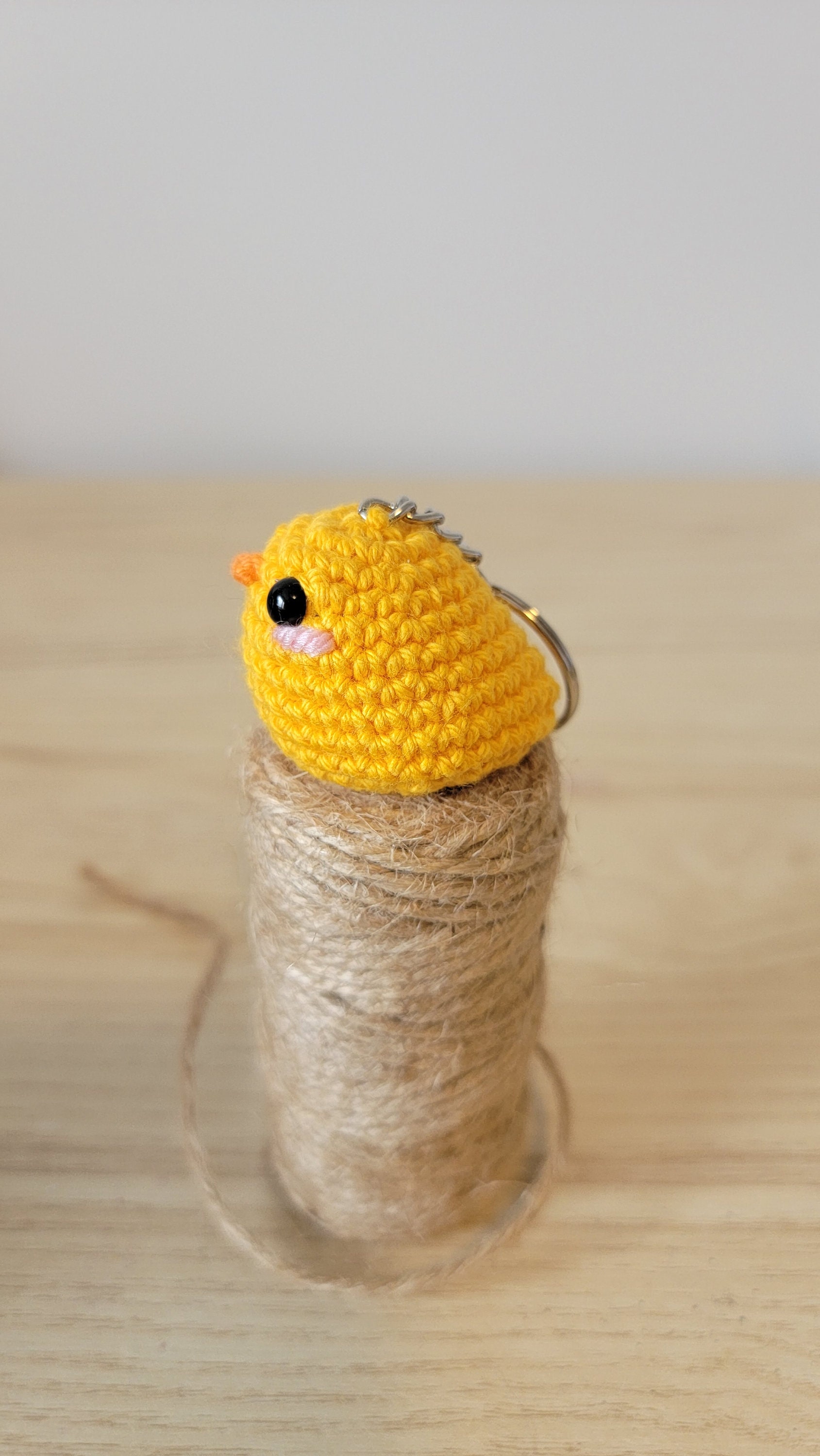 Chicken and Chick Keychain - Etsy UK