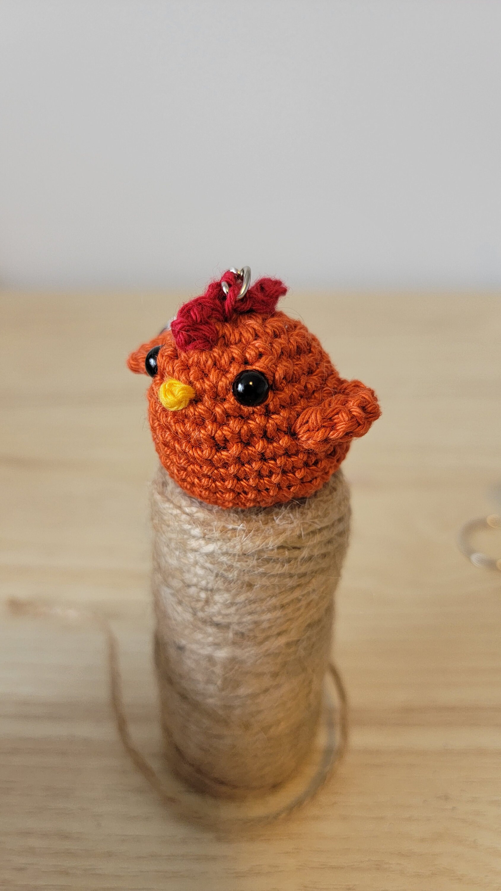 Chicken and Chick Keychain - Etsy UK