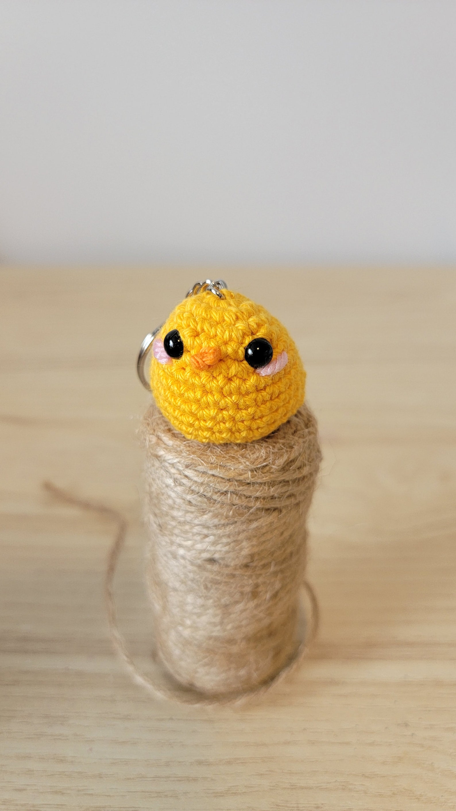 Chicken and Chick Keychain - Etsy UK