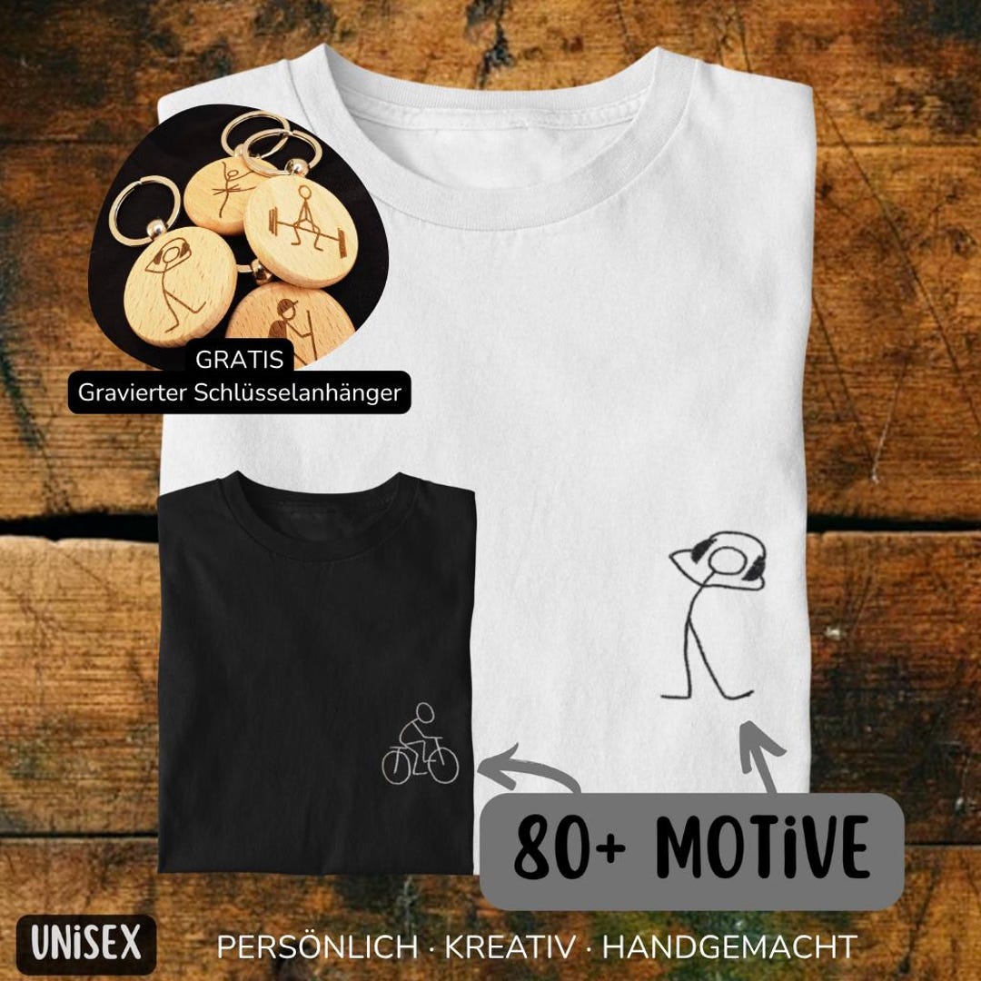 Personalized Stick Figure T-shirt (unisex) – Personalized Shirt With ...