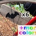 6x Bat Bike Spoke Decorations - Spooky Bicycle Gift, Gothic Bike ...