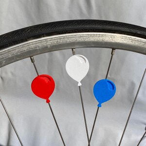 6x Balloon Bike Spoke Decorations - Red Balloon Bicycle Gift, Party ...